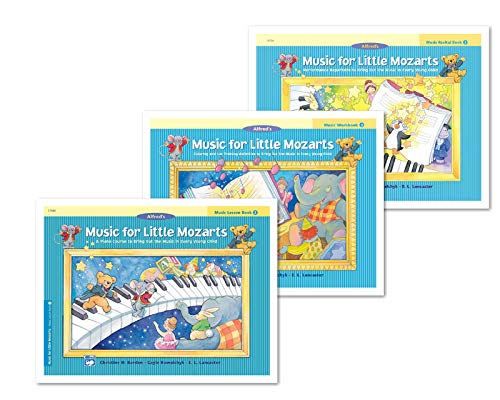 NEW SET! Alfred's Music for Little Mozarts Level 3 Set (3 Books ...