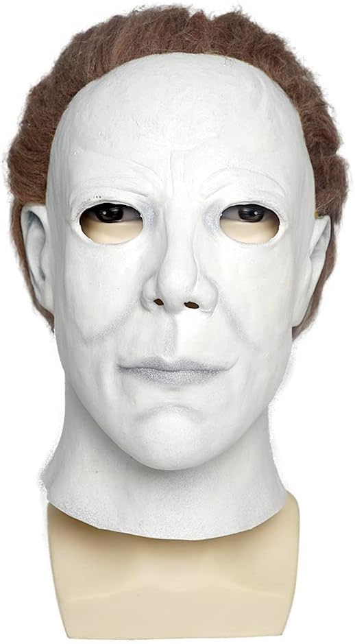 Amazon.com: HAO Horror Movie Michael Myers Mask, Scary Murderer Killer ...