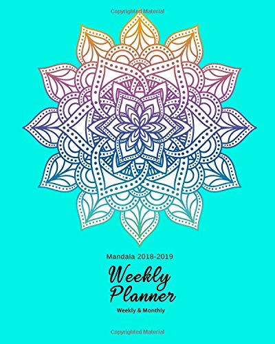 Mandala 2018-2019 Weekly Planner: Mandala Inspirational Quotes Weekly ...
