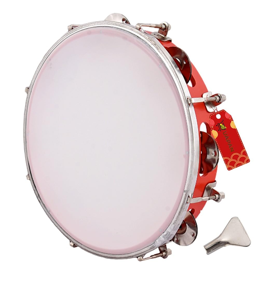 UAPAN Dafli Musical Instrument Dafli/Tambourine 10 inch Hand Percussion ...