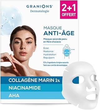 Masque COLLAGENE Anti Age - GRANIONS Collagène N°1 en Pharmacies ...