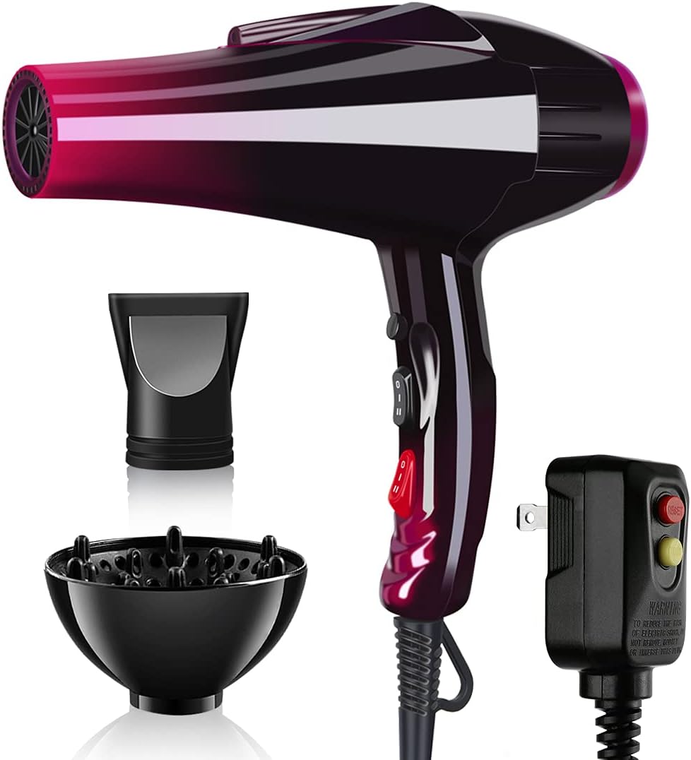 Amazon.com : Professional Hair Dryer Powerful 3500 Watt Blow Dryer ...