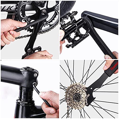 FOURROBBER 24 Piece Bike Tool Kit Bicycle Repair Tool Box Compatible ...