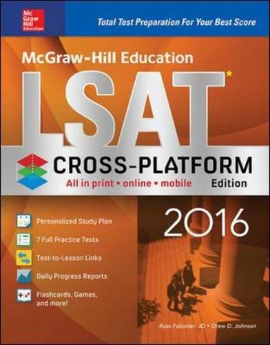 McGraw-Hill Education LSAT 2016, Cross-Platform Edition (Mcgraw Hill's Lsat): Falconer, Russ ...