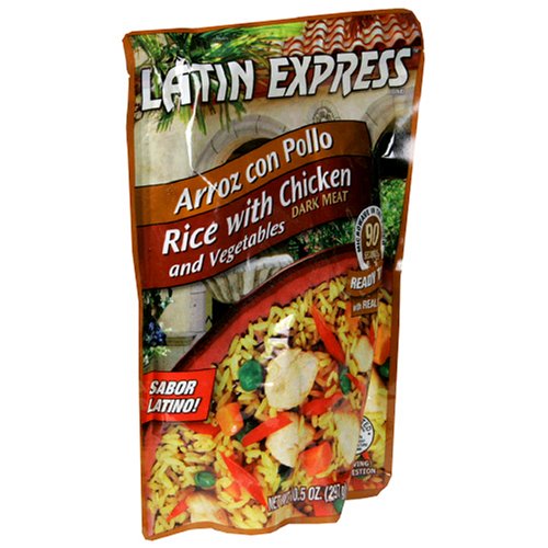 Amazon.com : Latin Express Rice with Chicken and Vegetables, 10.5-Ounce ...