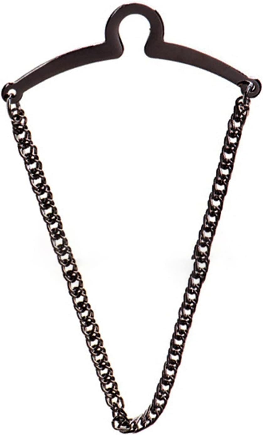 Amazon.com: Tainrunse Tie Clip Fashion Fixing Tightly Men Tie Chain ...