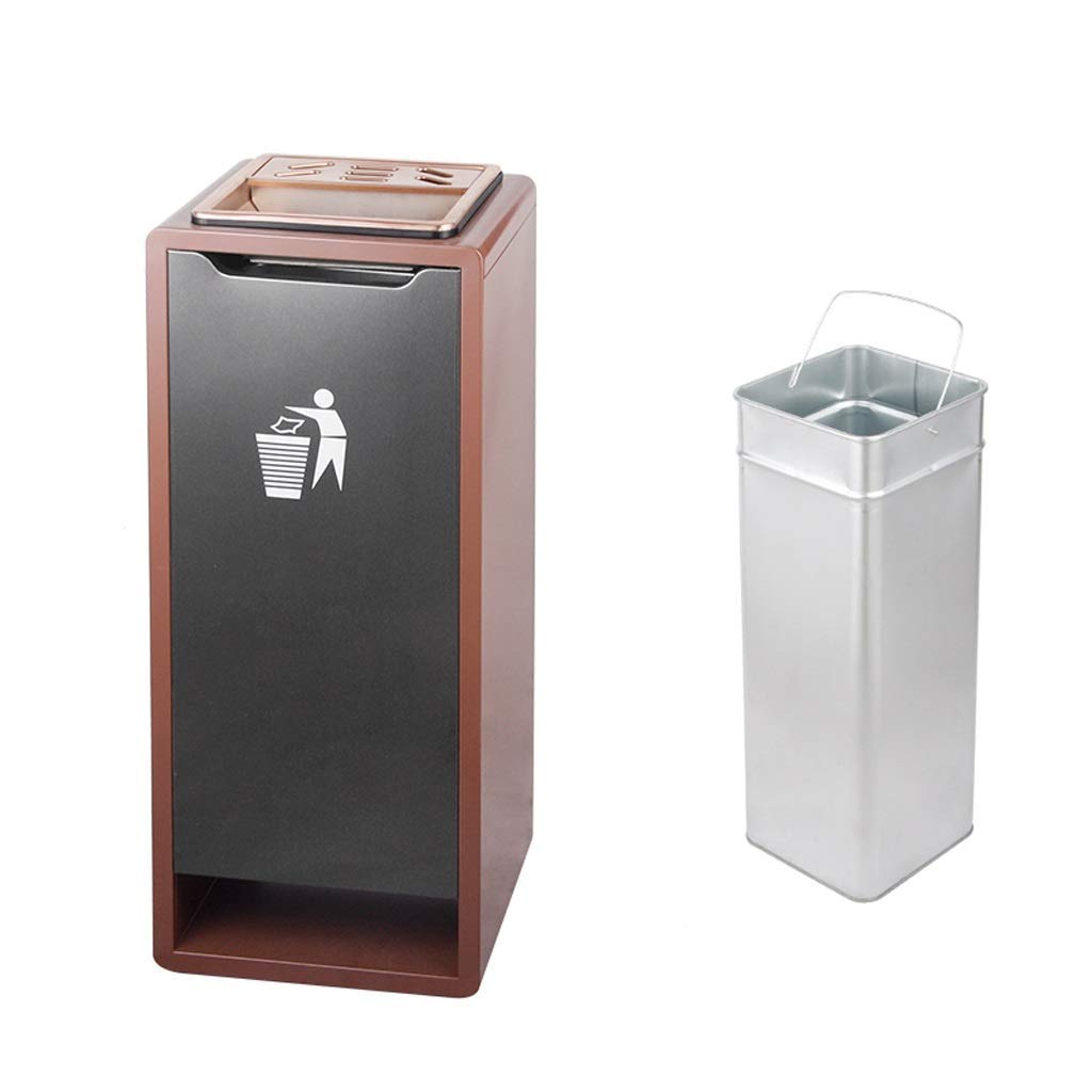 Buy Waste Bins Mall Vertical Butt Column Stainless Steel Smoke Barrel ...