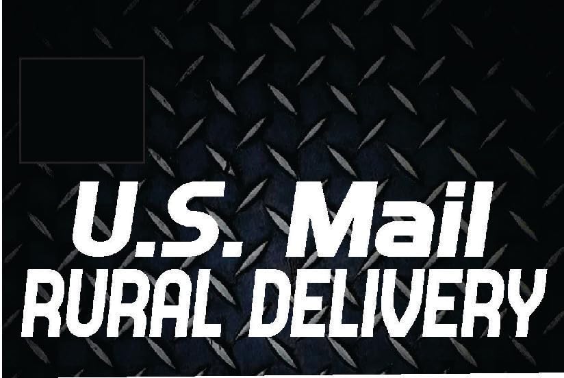 Amazon.com: U.S. Mail Rural Delivery Vinyl Decal Sticker Car Window ...