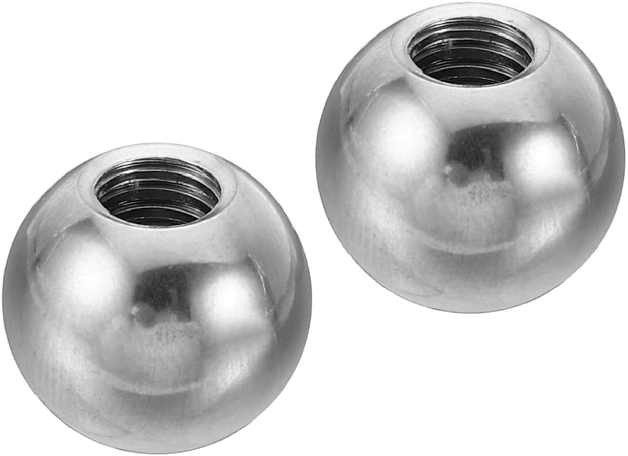 Amazon.com: PATIKIL M4x15mm Ball Nuts Knob, 2 Pack Female Thread 304 ...