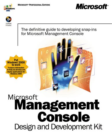 Microsoft Management Console Design and Development Kit: Microsoft ...
