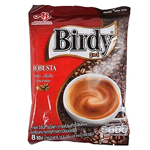 Amazon.com : Birdy 3 in 1 Robusta - Regular Beverages Instant Coffee 8 ...