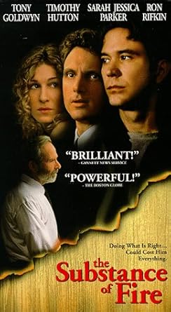 Amazon.com: Substance of Fire [VHS] : Tony Goldwyn, Benjamin Ungar ...