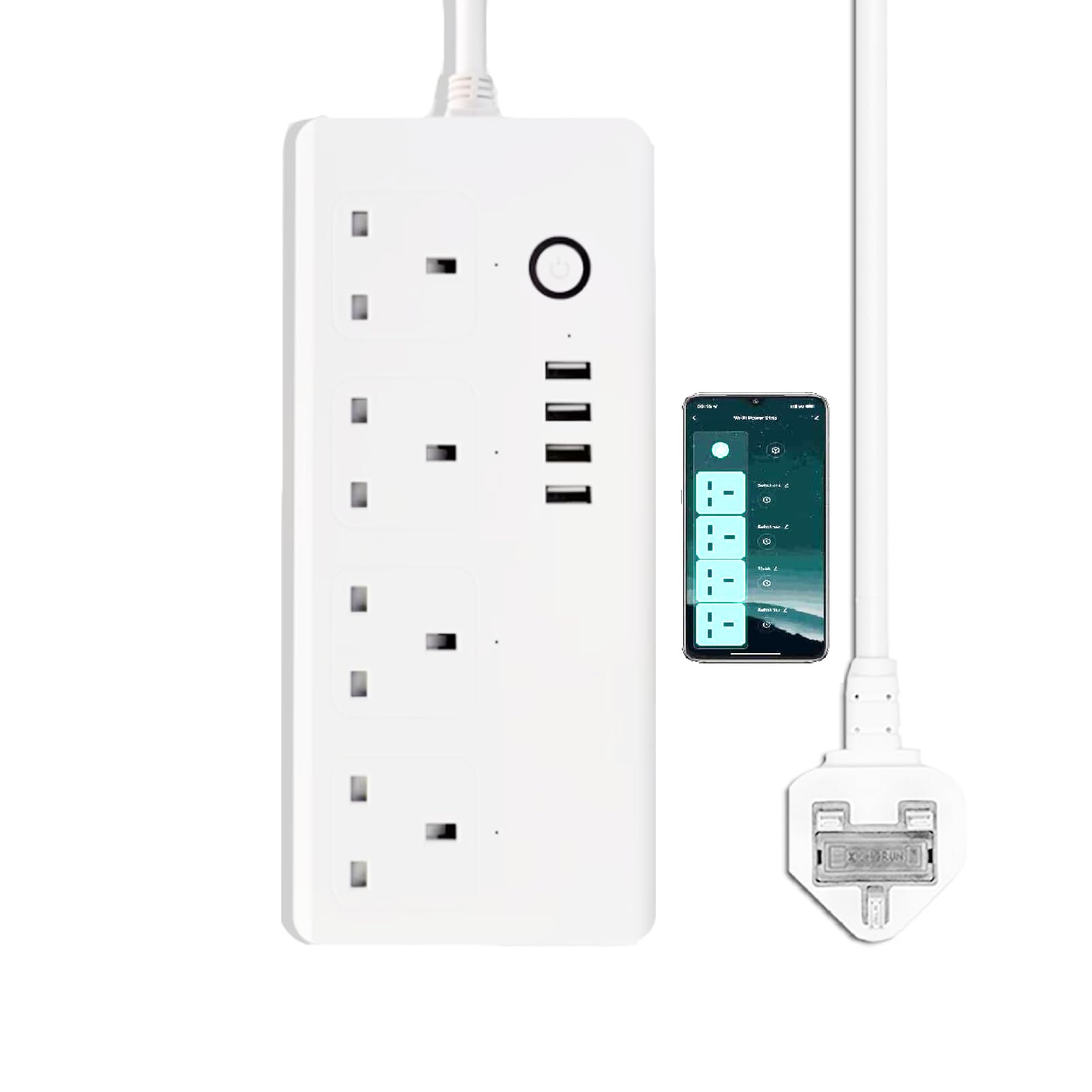 UseeLink Matter Power Strip, Matter Smart Power Strips Works with Siri ...