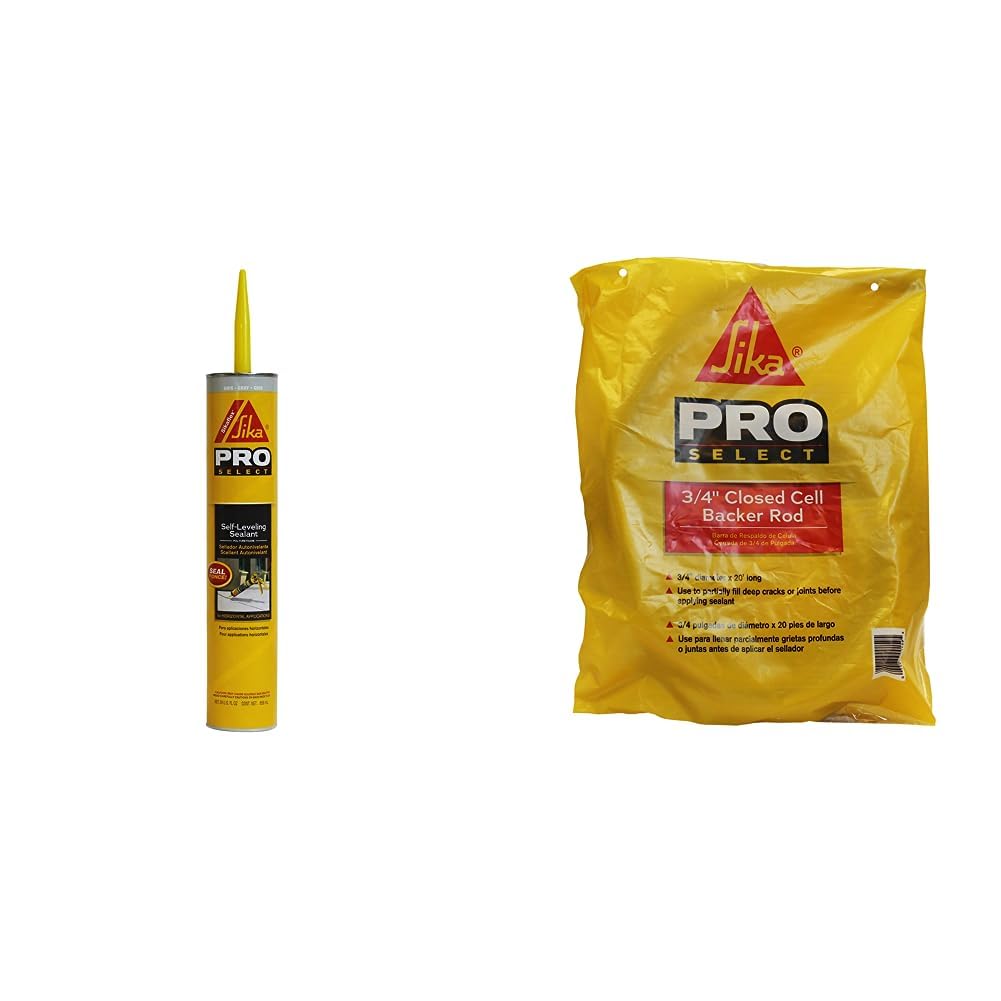 Amazon.com: Sikaflex Self Leveling Sealant and Sika Backer Rod Bundle ...