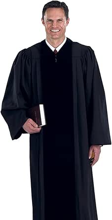 Trinity Church Supply Magistrate Pulpit robe with Velvet Panel Clergy ...