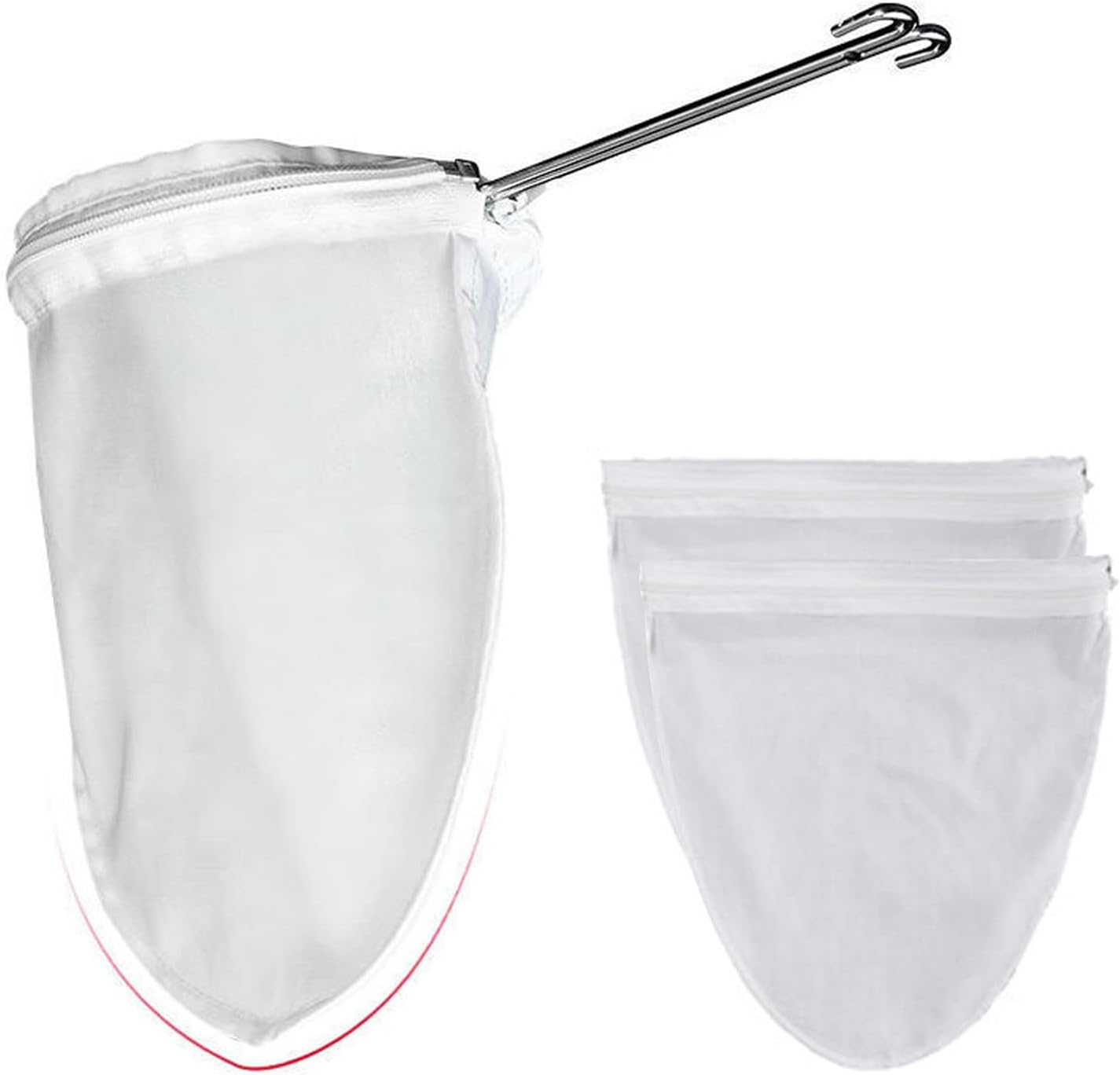 Amazon.com: Nut Milk Bag, 3Pcs Ultra Fine Mesh Nut Bag Strainer with ...