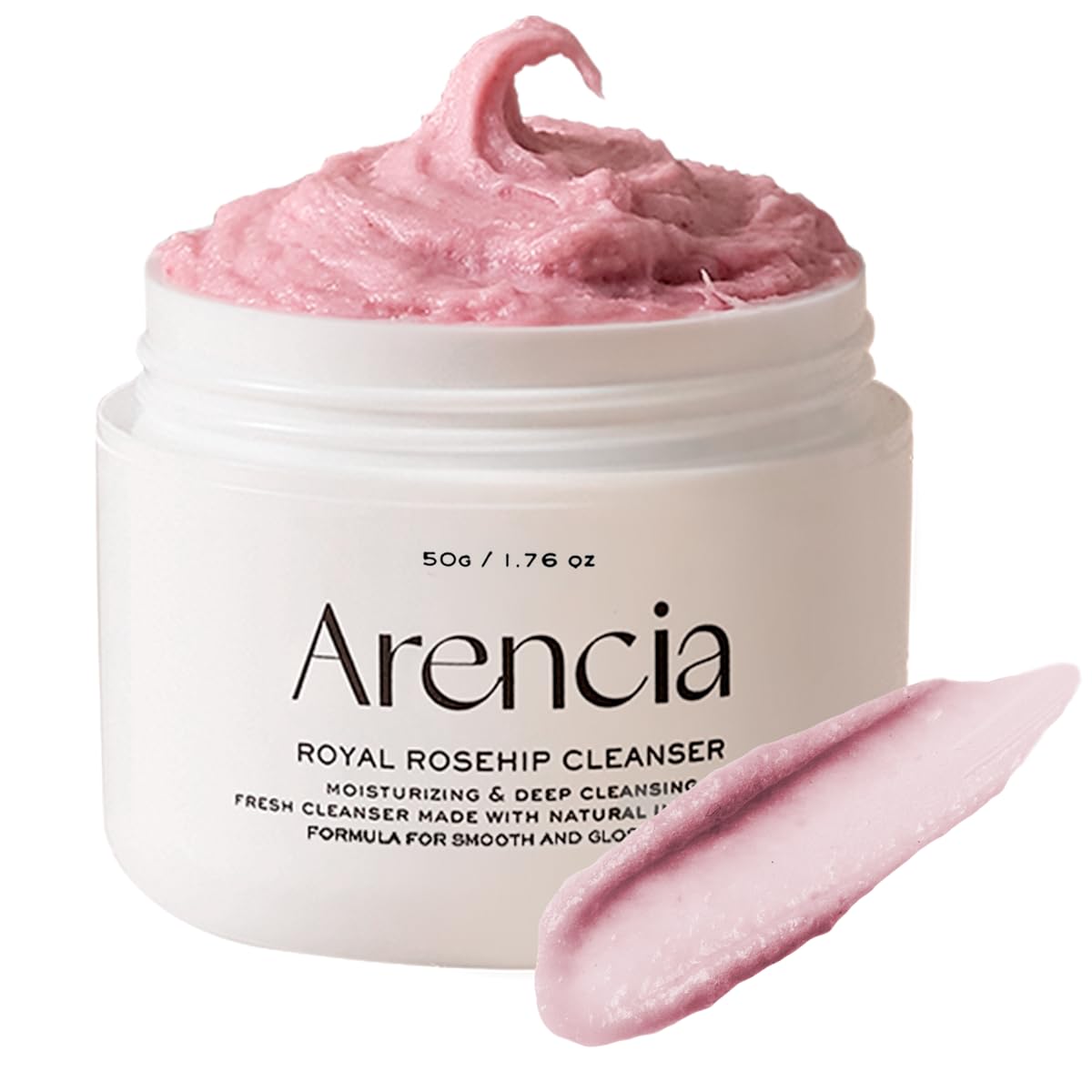 Amazon.com: Arencia Rosehip Brightening Rice Mochi Face Cleanser ...