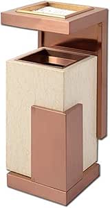 Garbage Cans Hotel Lobby Trash Can Stainless Steel Ashtray Marble Hotel ...