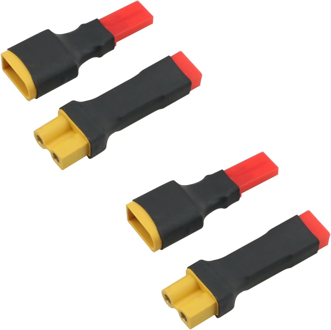 Amazon.com: Ruiwaer 4PCS Black XT30 / XT-30 Male to JST Connector ...
