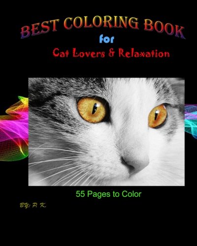 Amazon.com: Best Coloring Book for Cat Lovers & Relaxation: 55 Pages to ...