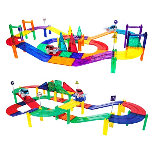 Snapklik.com : 50 Piece Race Car Track Building Block Educational Toy ...