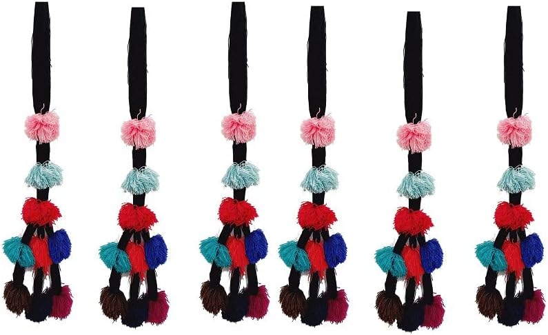 AAIRAA Multicolored Paranda for Car Parandi for Truck Combo of 6 Najar ...