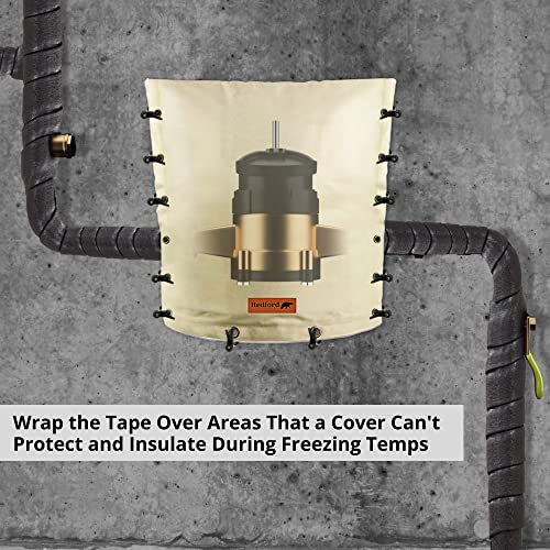 Snapklik.com : 4 Inch Pipe Insulation Tape - Weather Resistant Water ...