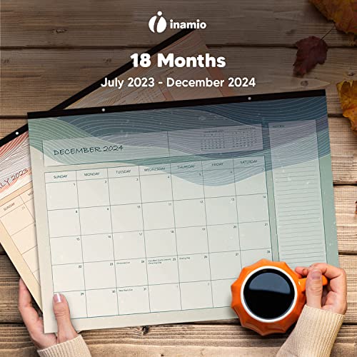 Snapklik.com : Large Desk Calendar 2023-2024 - Abstract Monthly Wall ...