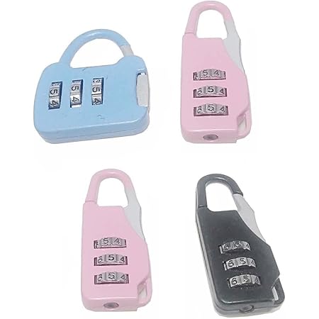 Tiny Deal Cute 4-Digit Safe PIN Hand Bag Shaped Combination Padlock ...