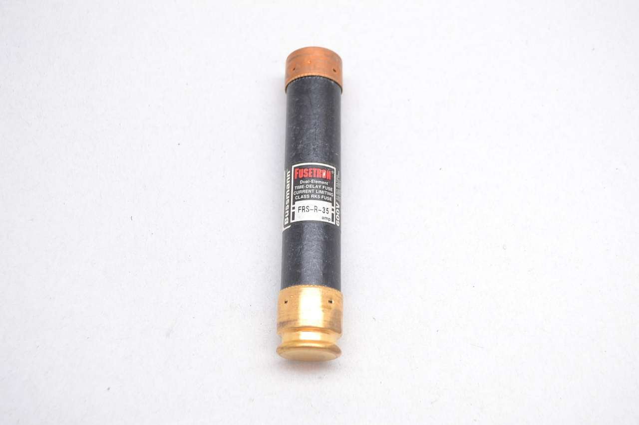 NEW BUSSMANN FRS-R-35 DUAL-ELEMENT TIME DELAY 35A AMP 600V-AC FUSE ...