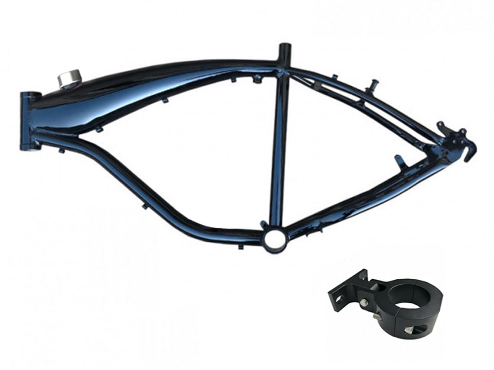 Amazon.com: Black 2.4L Gas Bike Frame, Gas Tank Built In Frame & 1.5 ...