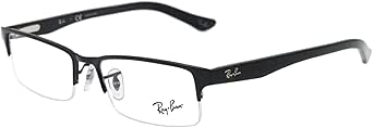 Ray-Ban RX 6196-2509 Eyeglasses Black w/Demo Lens, 54mm at Amazon Men’s ...