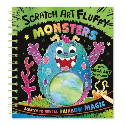 Scratch Art Fluffy Monsters : Limited, Bookoli: Amazon.in: Toys & Games