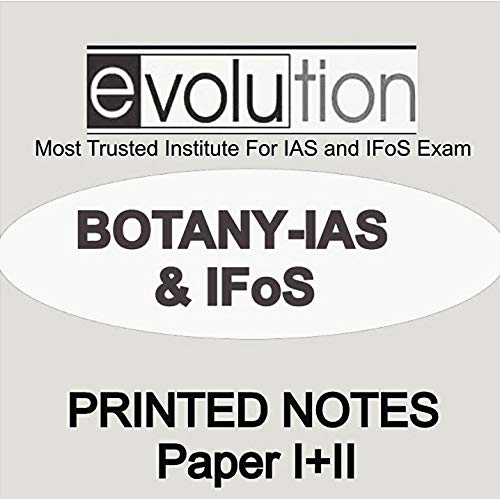 Buy Latest Evolution Botany Optional Notes for UPSC – IFOS Exam (Xerox ...