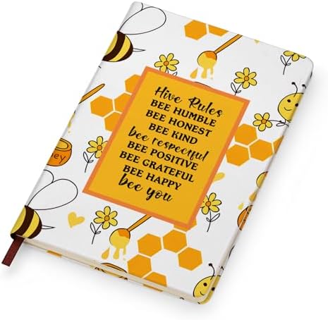 Amazon.com : LBWCER Bee Notebook- Bee Themed Gifts for Women Men Bee ...
