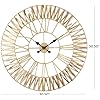 Amazon.com: Deco 79 Seagrass Tribal Decorative Wall Clock Round for ...