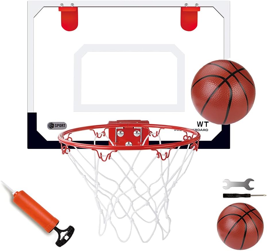 deAO Basketball Hoop Game with Ball Pump and Two Basketballs – Great ...
