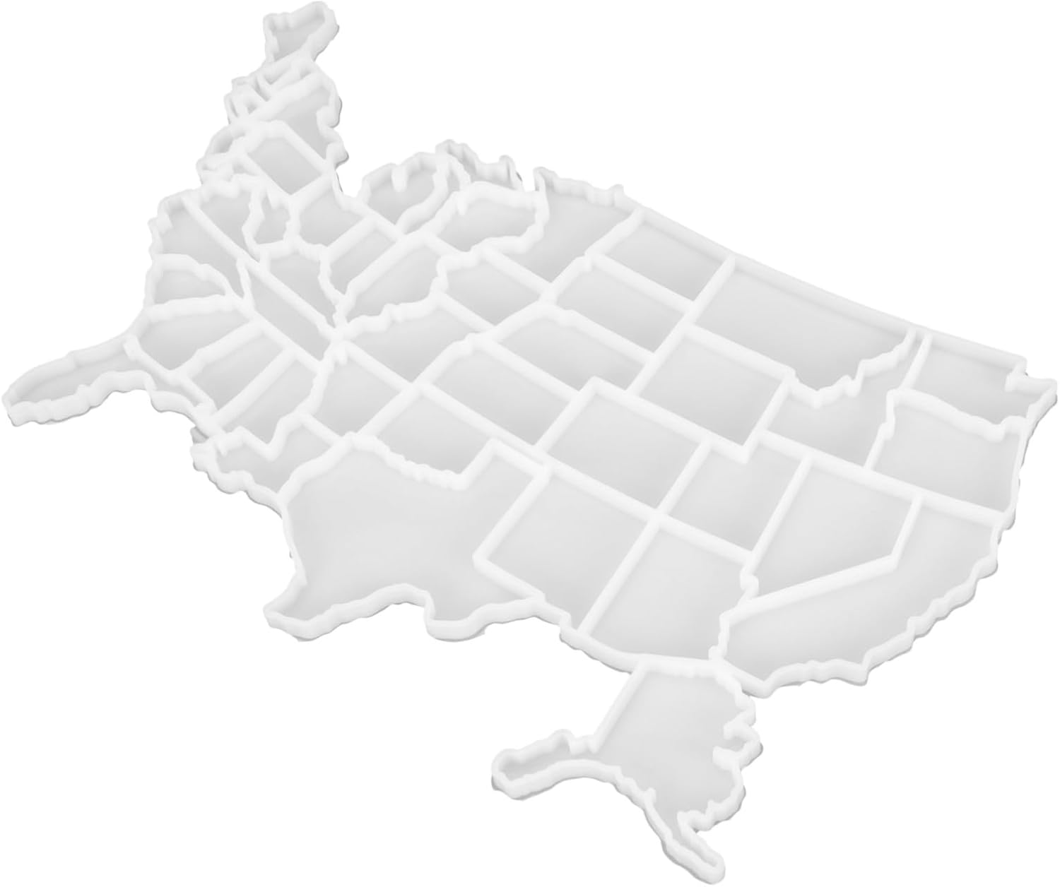 Amazon.com: USA Map Stencil Earring Resin Molds Plate Casting Molds USA ...