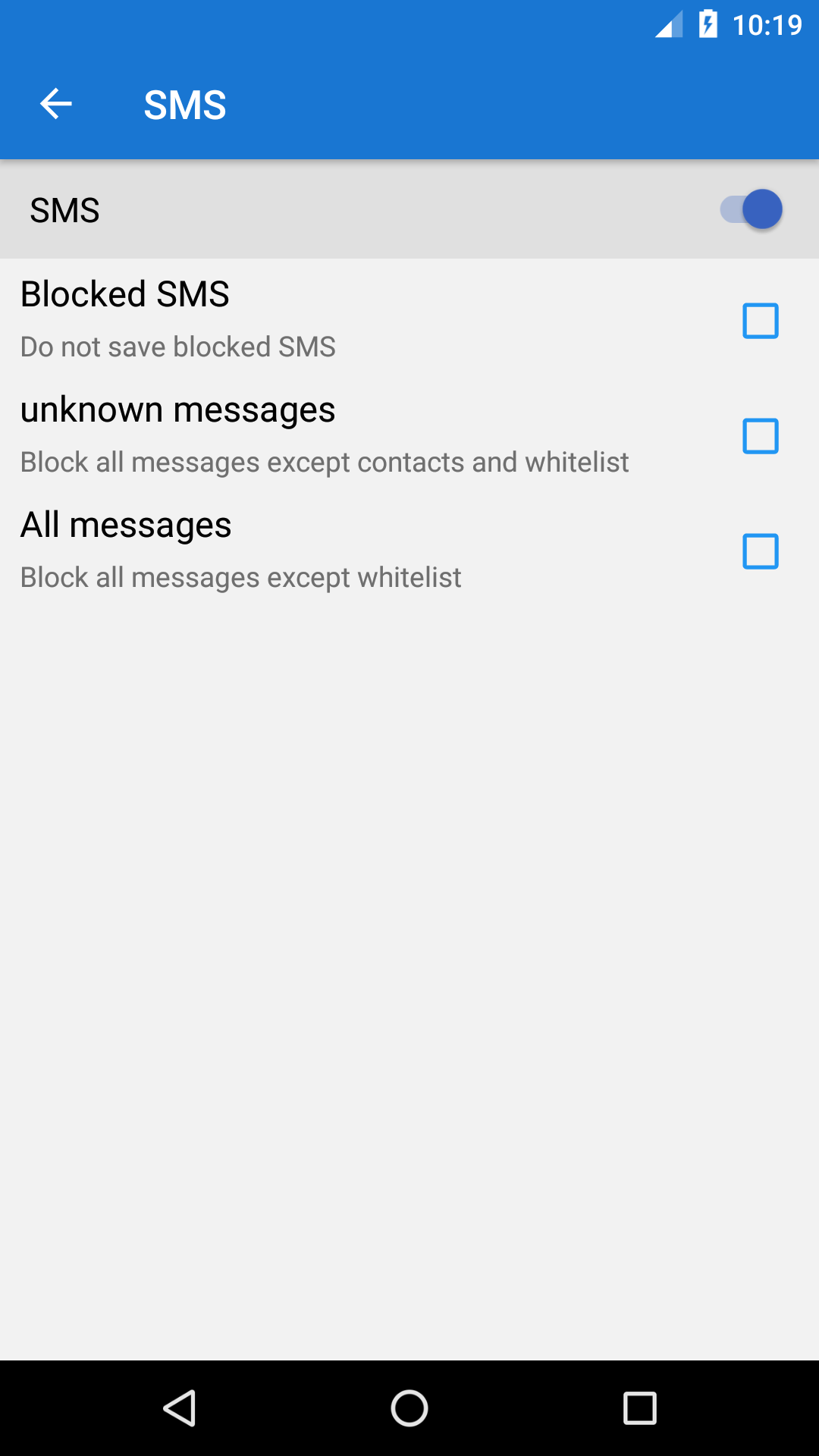 Calls and SMS Blocker - App on Amazon Appstore