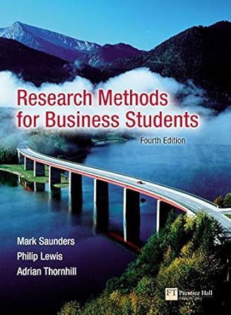 Online Course Pack:Research Methods for Business Students/Onekey WCT ...