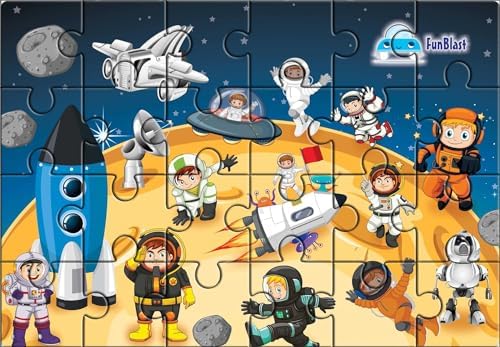 Buy FunBlast Jigsaw Puzzles for Kids - Outer Astronaut Space Jigsaw ...