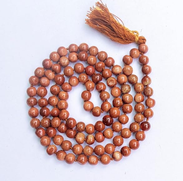 Venus Gems Gallery Sunstone Mala 108 Beads Original Certified Japa Mala ...