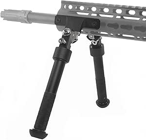 Tactical MLOK Bipod 6.5 to 9 Inch Adjustable Folding Bi-pod for Outdoor ...