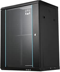 Amazon.com: YILIKISS 15U IT Wall Mount Network Server Data Cabinet Rack ...