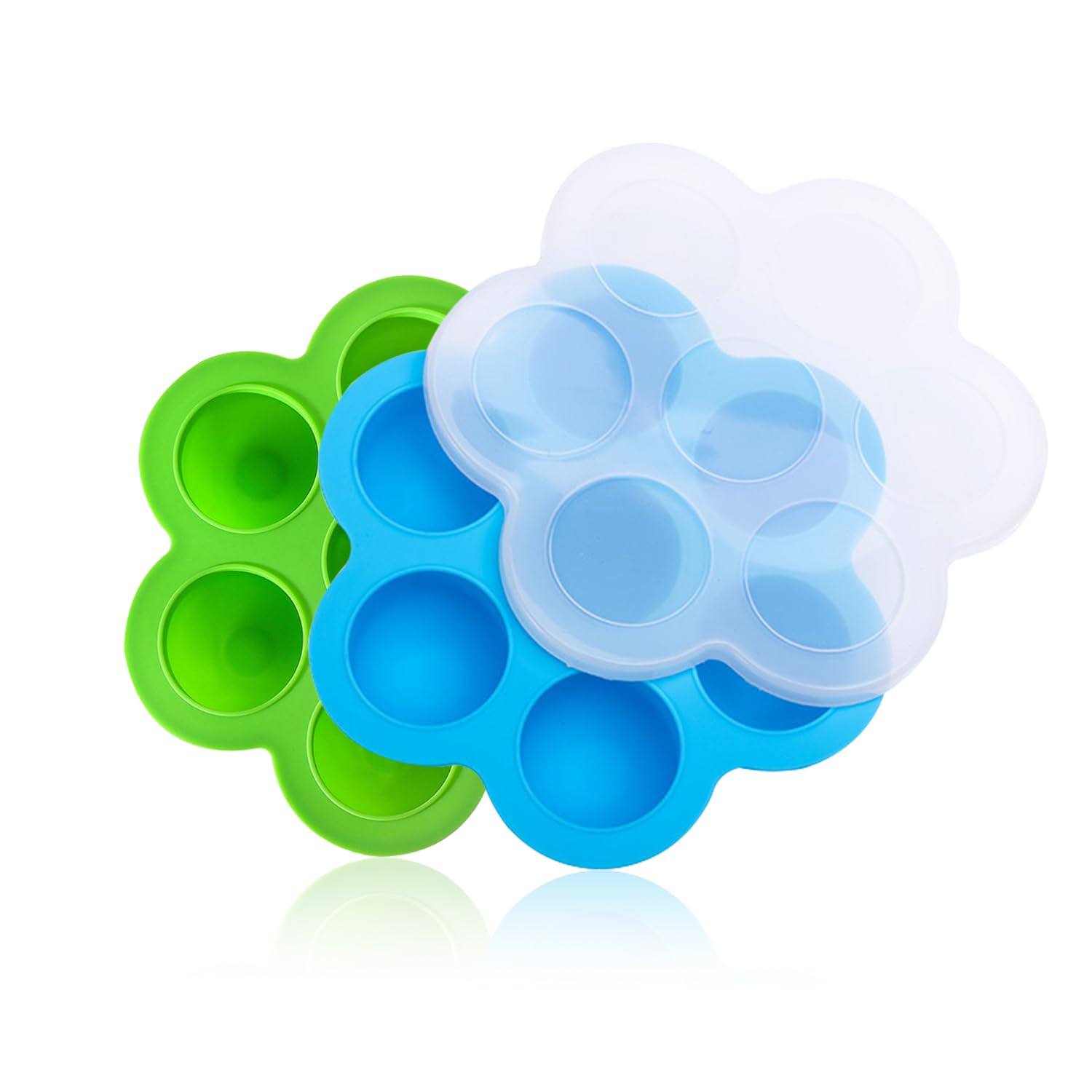 Amazon.com: 2 PCS Egg Bites Silicone Mold, Sous Vide Egg Bite Maker ...