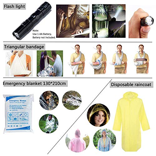 deftget First Aid Kit Survival Tools Box IFAK Medicine Emergency Bag ...