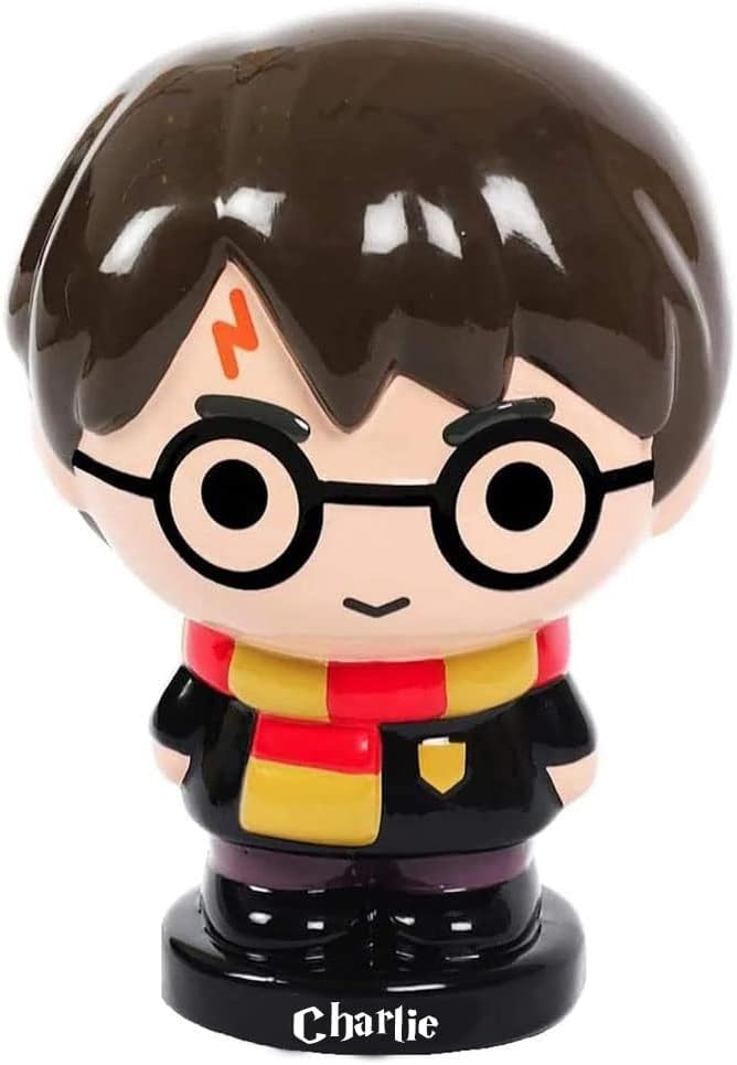 Amazon.com: Personalized Harry Potter Bank - Officially Licensed ...