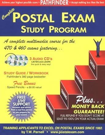 Complete Postal Exam 460 Study Program: 3 Audio CDs, 380 page Training ...