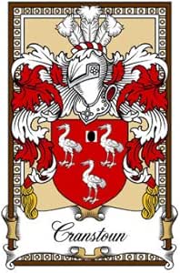 Amazon.com: Cranstoun Family Crest Coat of Arms Mouse Pad : Office Products