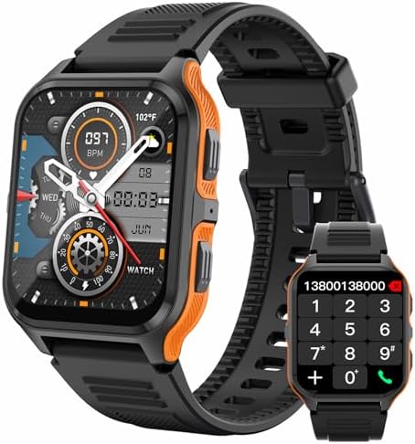Amazon.com: K52 Military Smart Watch for Men, Outdoor Bluetooth Sports ...